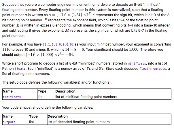 Solved Using Python Suppose That You Are A Computer Engineer Implementing Hardware To Decode An