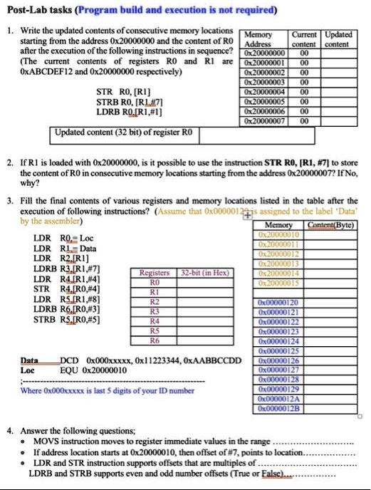 Solved Texts For Question Number 3 Last 5 Digits From Id 58395 Post Lab Tasks Program Build
