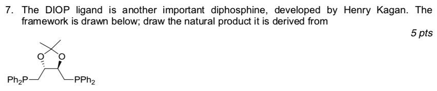 the diop ligand is another important diphosphine developed by henry ...