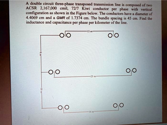a double circuit three phase transposed transmission line is composed of two acsr 2167000 cmil ...