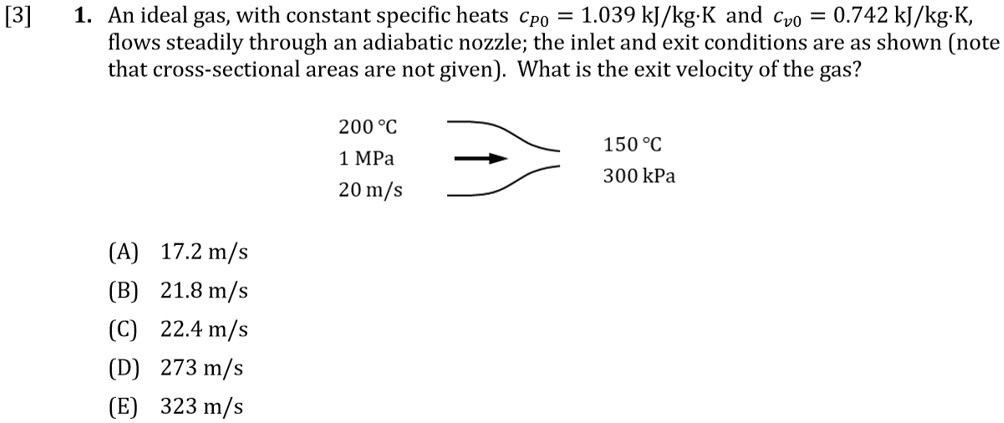 an ideal gas with constant specific heats ccpp0 1039 kjkgk and ccvv0 ...