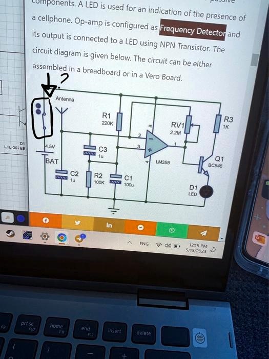 SOLVED: What is this component and what is it for? nts. A LED is used ...