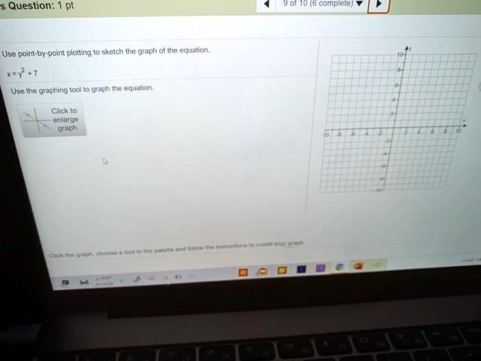 SOLVED:s Question: 9 0f 10 completer Use point-by-point plotting to sketch Ihe graph the ...