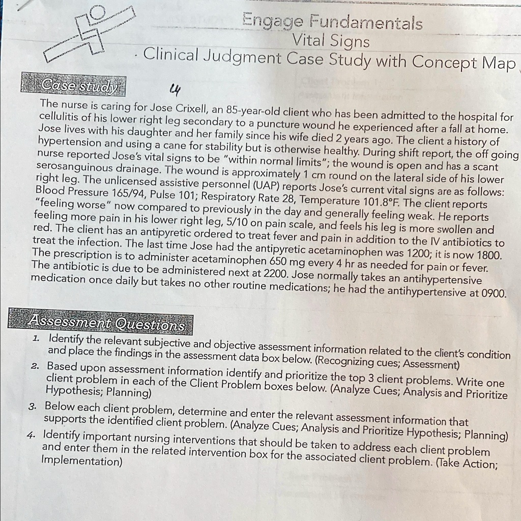 engage fundamentals vital signs clinical judgment case study with ...
