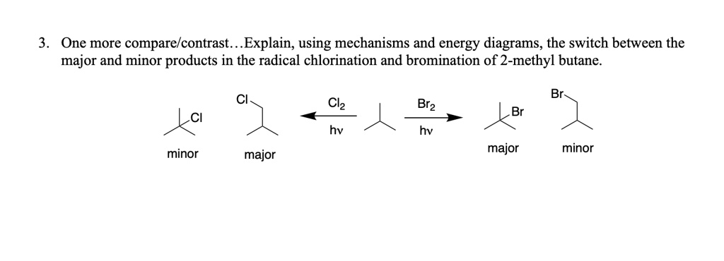 3. One more compare/contrast... Explain, using mechanisms and energy ...