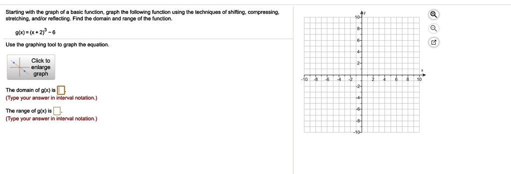 SOLVED:Starting with the graph of basic function graph the following function using the ...