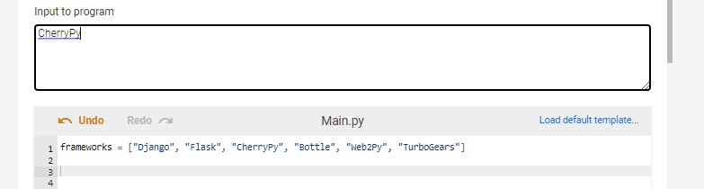 Solved Create A Solution That Accepts One String Input Representing The Index Value For Any Of