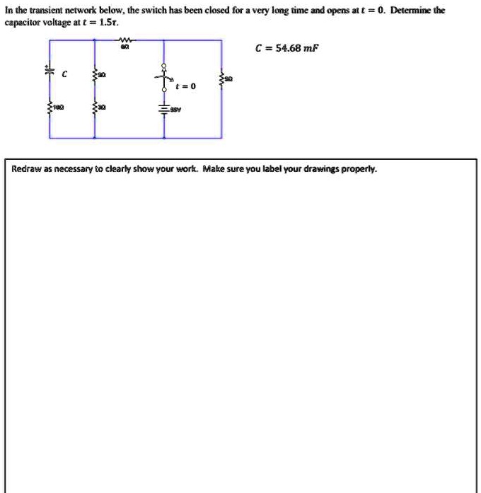 plz explain each steps and how to get rt in the transient network ...