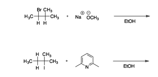 SOLVED: Br CH3 Hsc - | CH3 H H Na OCH3 EtOH H CH3 HaC CH; EtOH