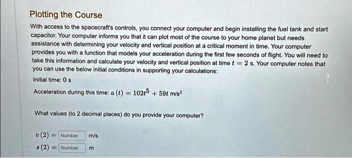 Plotting the Course With access to the spacecraft's controls, you ...