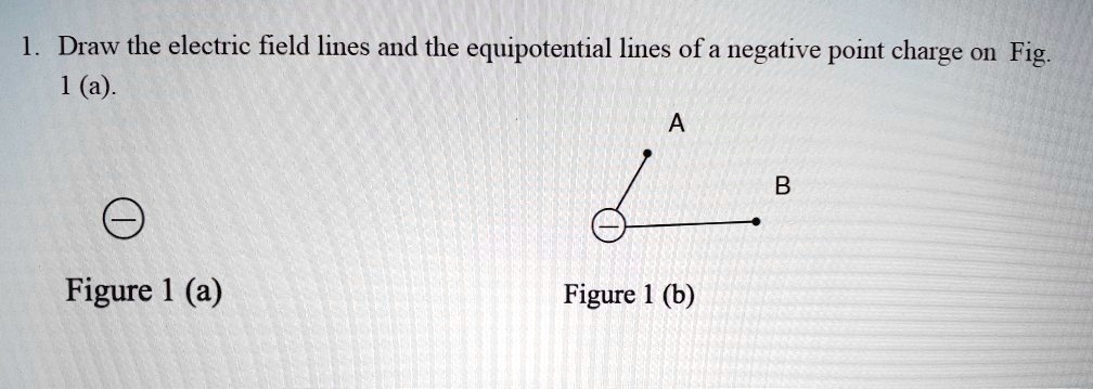 SOLVED: Draw the electric field lines and the equipotential lines of a ...