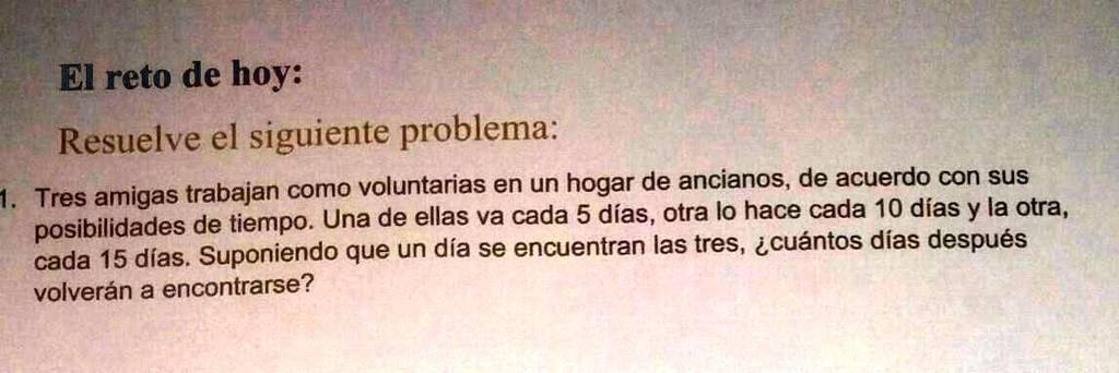 SOLVED: Ayudaaaa........... Porfs El reto de hoy: Resuelve el siguiente ... SOLVED: Ayudaaaa........... Porfs El reto de hoy: Resuelve el siguiente ...