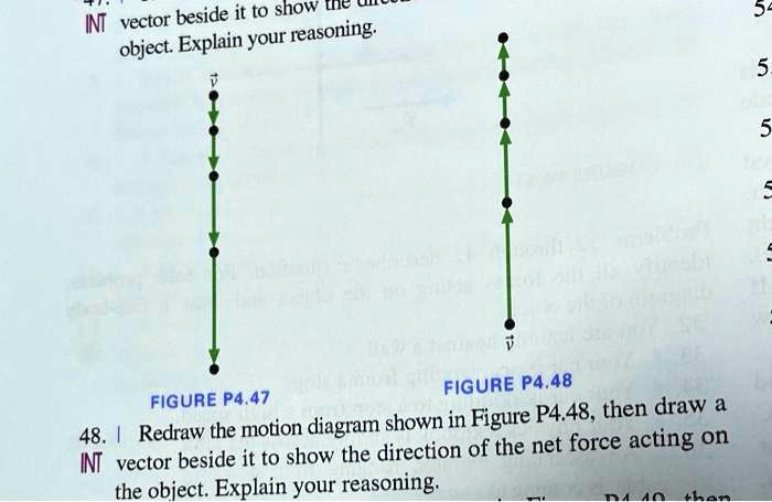 SOLVED: Redraw the motion diagram shown in Figure P4.48. Then draw a ...