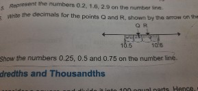 SOLVED: 5. Represent the numbers 0.2,1.6,2.9 on the number line. White the decimals for the ...