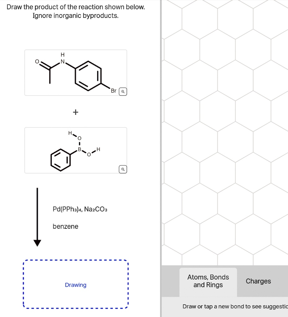 Draw the product of the reaction shown below. Ignore inorganic ...