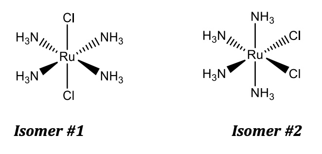 SOLVED: a) What type of isomers do these complexes represent? b) Which ...