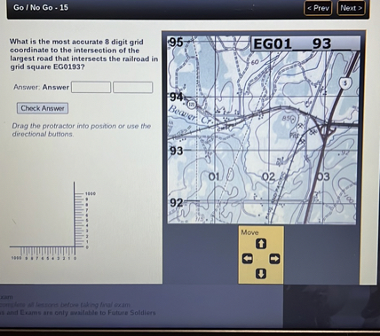 Go / No Go - 15 e Prev Next > What is the most accurate 8...