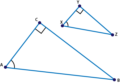 triangle xyz was dilated by a scale factor of 2 to create triangle acb and cos x 2 and 5 tenths ...