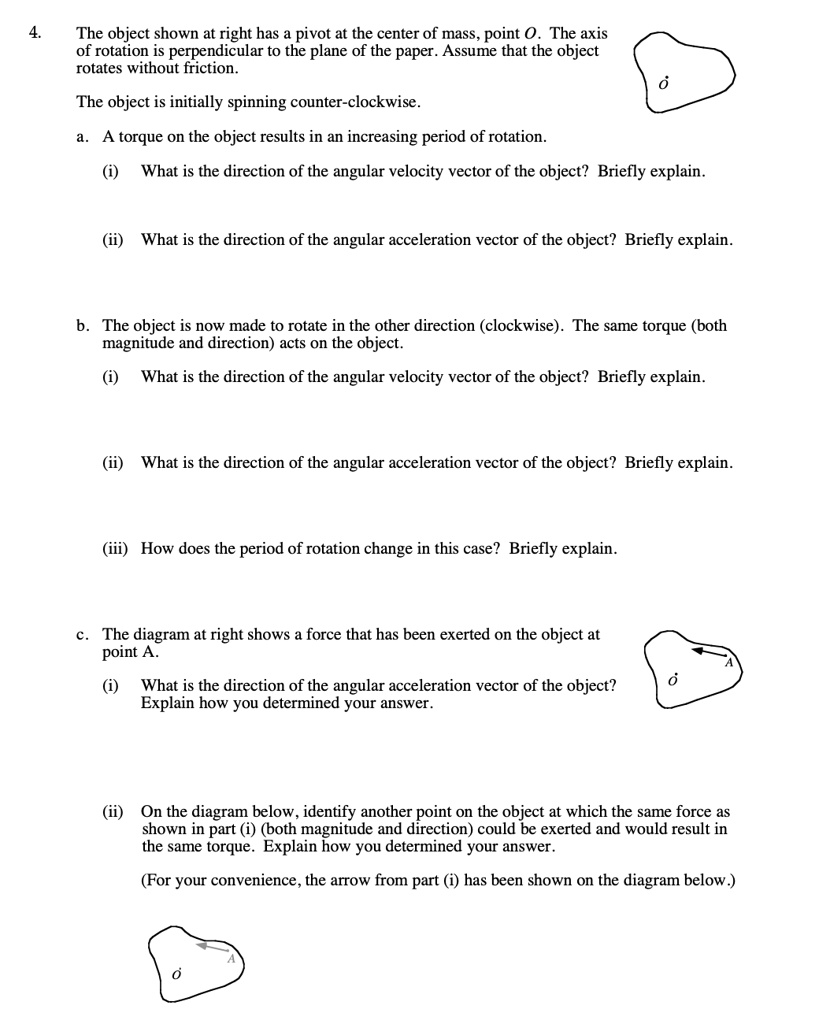 SOLVED: The object shown at right has pivot at the center of mass ...