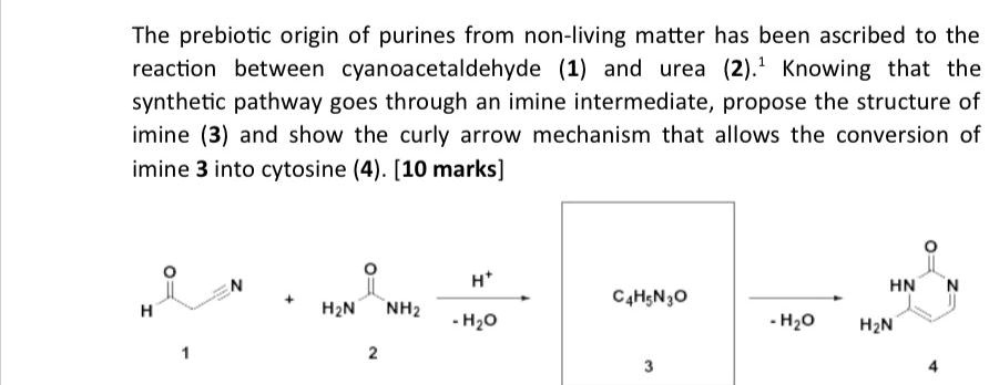 The prebiotic origin of purines from non-living matter has...