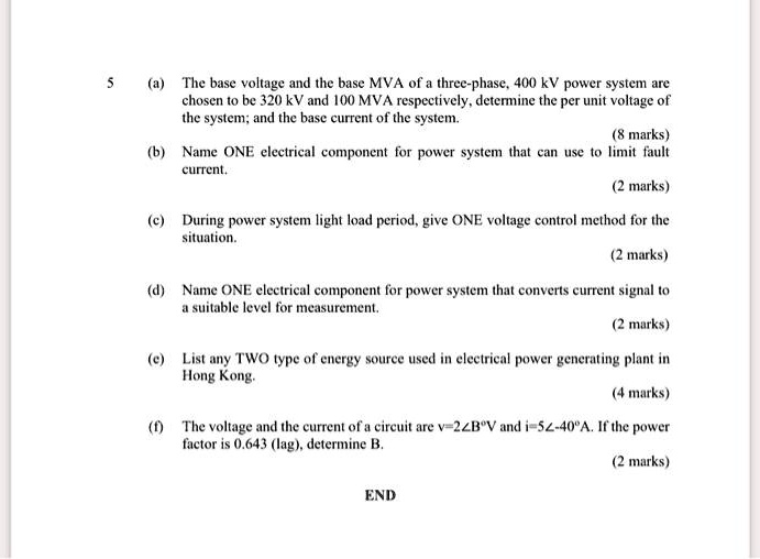 SOLVED: a) The base voltage and the base MVA of a three-phase, 400 kV ...