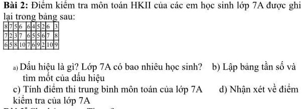 Solved Bà I 2 Ä Iáƒm Kiáƒm Tra Môn Toán Hkii Cá§a Các Em Há C