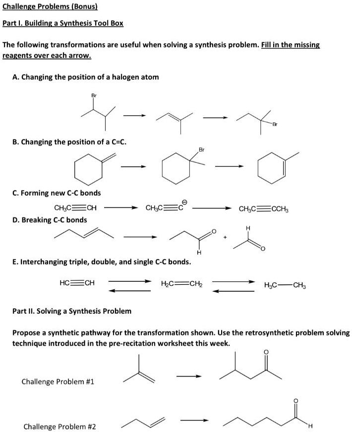challenge problems bonus part l building a synthesis tool box the ...