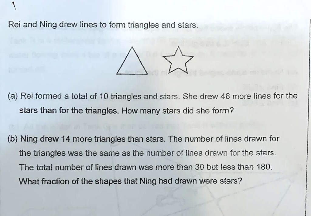SOLVED: Please solve this without using algebra or the model method ...