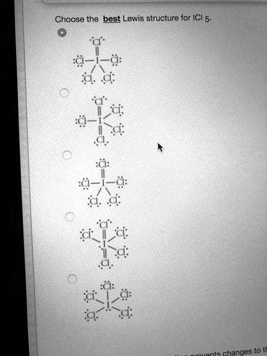 Icl5 Lewis Structure GET ANSWER] Draw Lewis Structures For The