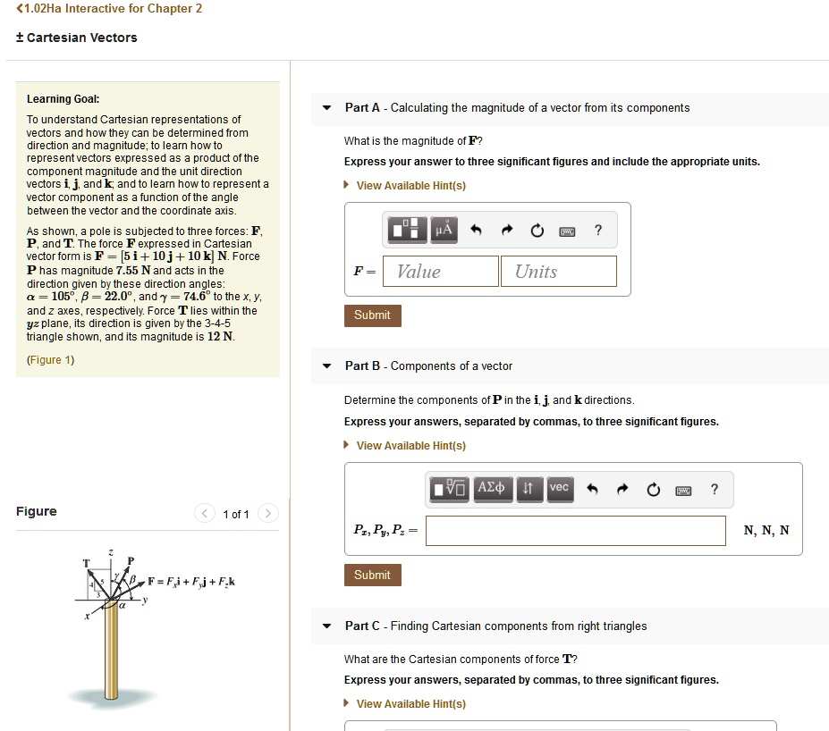 102ha interactive for chapter t cartesian vectors learning...