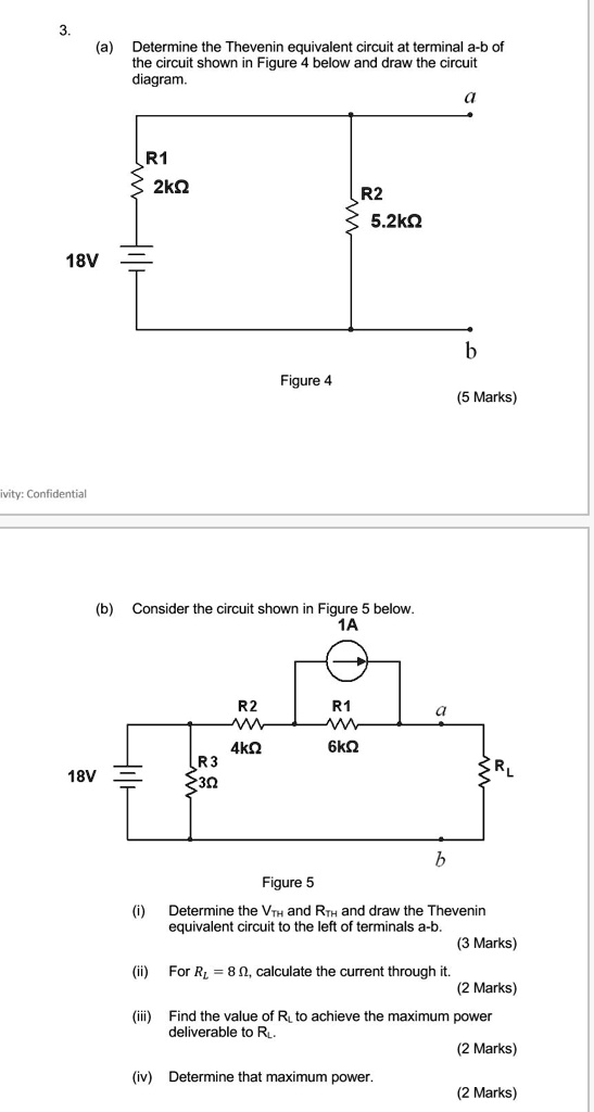 SOLVED: Please solve all step by step. Determine the Thevenin ...