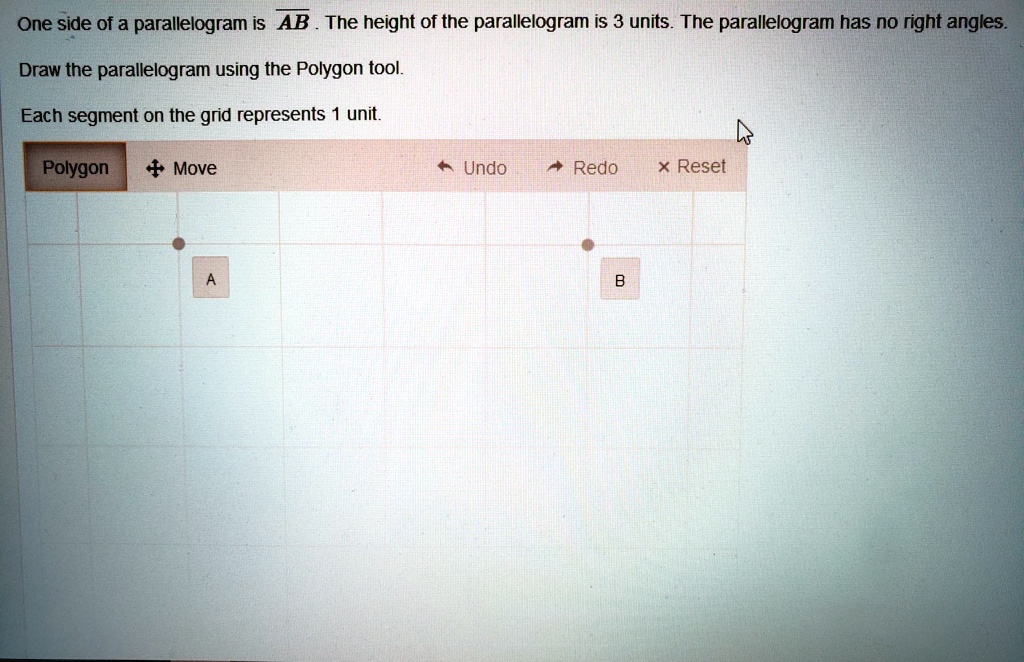 SOLVED: 'please help me ASAP. One side of a parallelogram is AB The height of the parallelogram ...