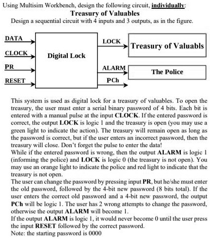 SOLVED: Using Multisim Workbench, design the following circuit individually: Treasury of ...