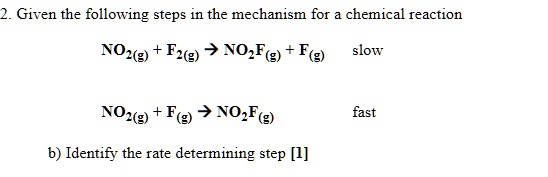 VIDEO solution: Given the following steps in the mechanism for a ...