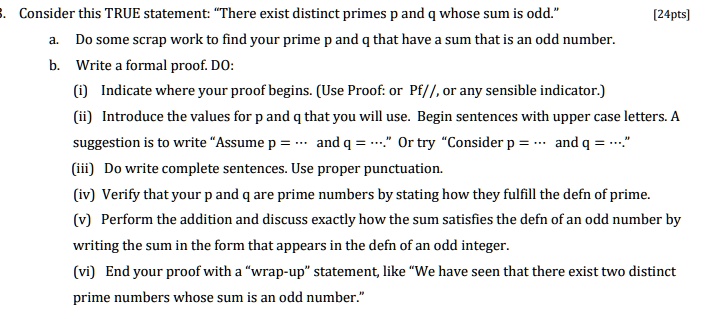 SOLVED: Consider this TRUE statement: There exist distinct primes p and ...
