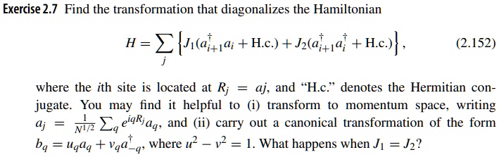 Texts exercise 27 find the transformation that diagonalizes...