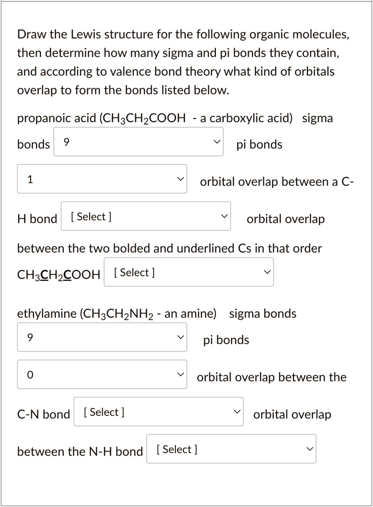SOLVED: How do I answer these questions? Draw the Lewis structure for ...