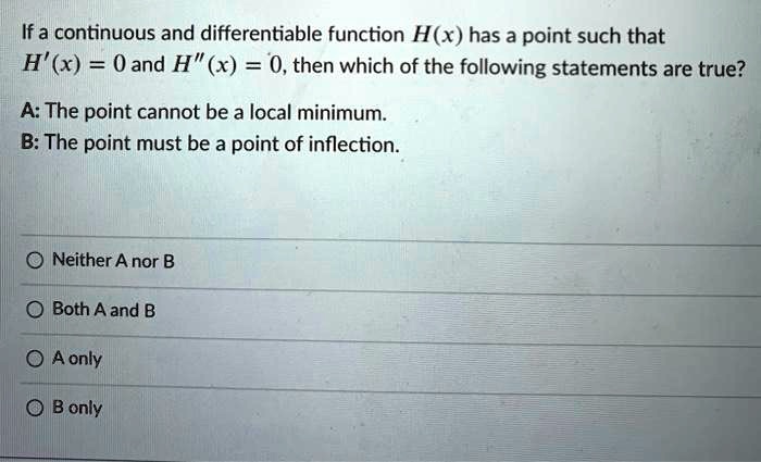 if a continuous and differentiable function hx has a point such that h ...