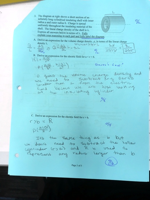 the diagram at right shows a short section of an infinitely long ...