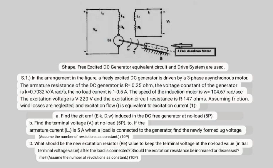 Texts 3 Phase Asynchronous Motor Shape Free Excited Dc Generator Equivalent Circuit And Drive