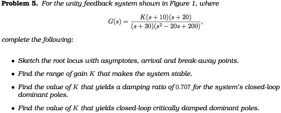 SOLVED: Text: Sketch the root locus with asymptotes, arrival and break ...