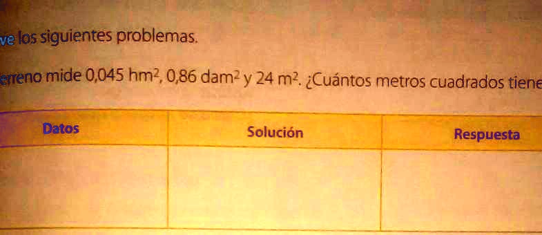 un terreno mide 0045 hm 20 86 y 24 m2 cuantos metros cuadrados tiene el terreno ve los ...