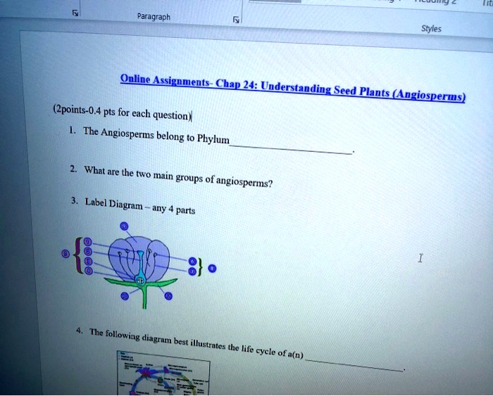 SOLVED: Text: Paragraph Styles Online AssignmentsChap2: Understanding ...