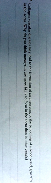 SOLVED: Collegaorta Why vascular "dsyow t shink VF the foc moroh likely ...