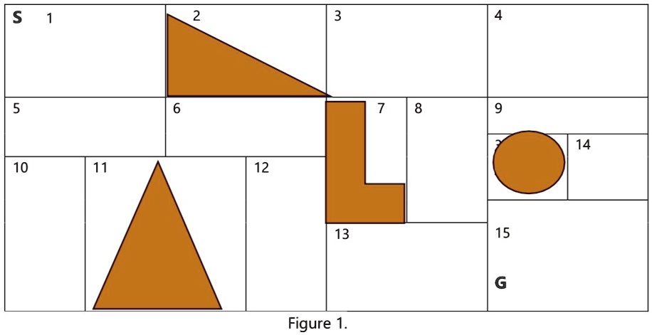 1 consider a room whose floor space consists of polygon obstacles as ...