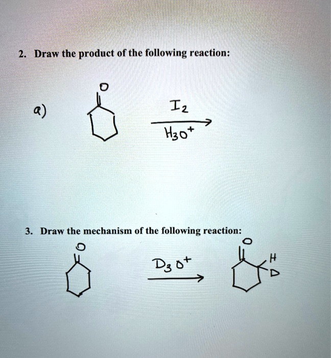 Solved Draw The Product Of The Following Reaction I2 H2o2 2hi