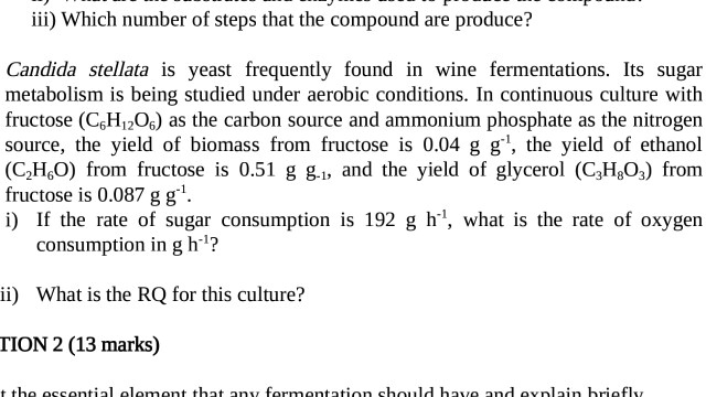 SOLVED: Which number of steps does the compound produce? Candida ...