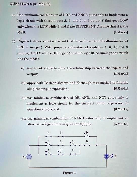 Solved Text Digital Electronics Question 2 25 Marks A Use A 5690