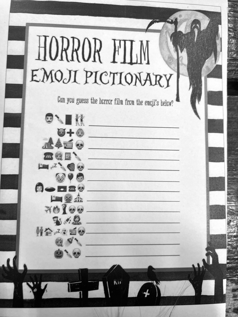 SOLVED: Horror Film Emoji Pictionary Can you guess the horror film from ...