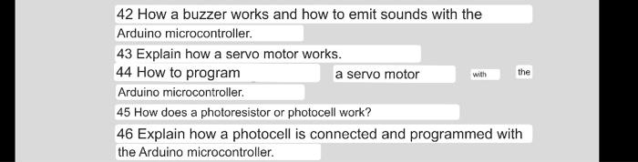 SOLVED: 42. How a buzzer works and how to emit sounds with the Arduino ...